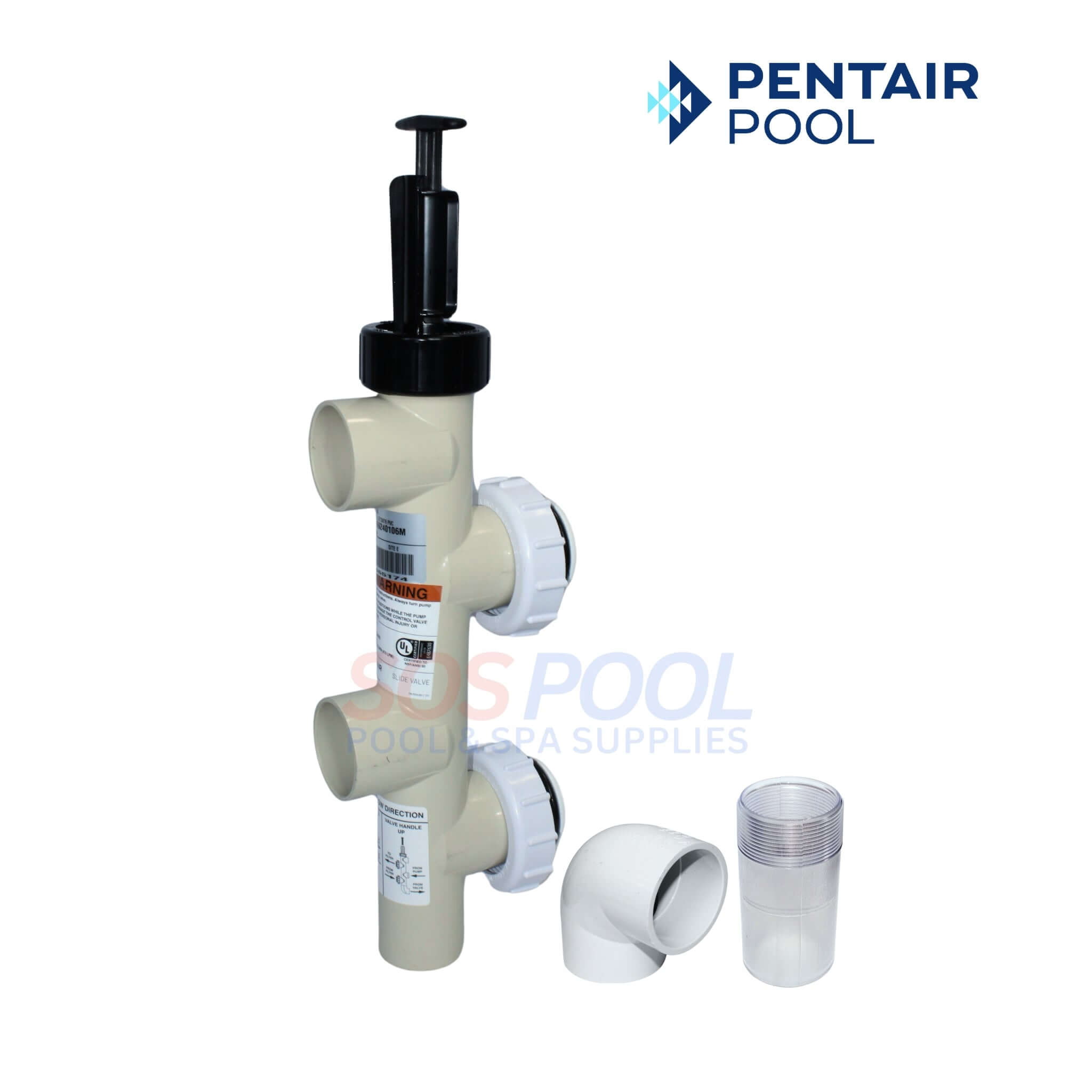 Pentair PVC Push Pull Slide Valve For FNS Plus and Quad DE Filters | 2