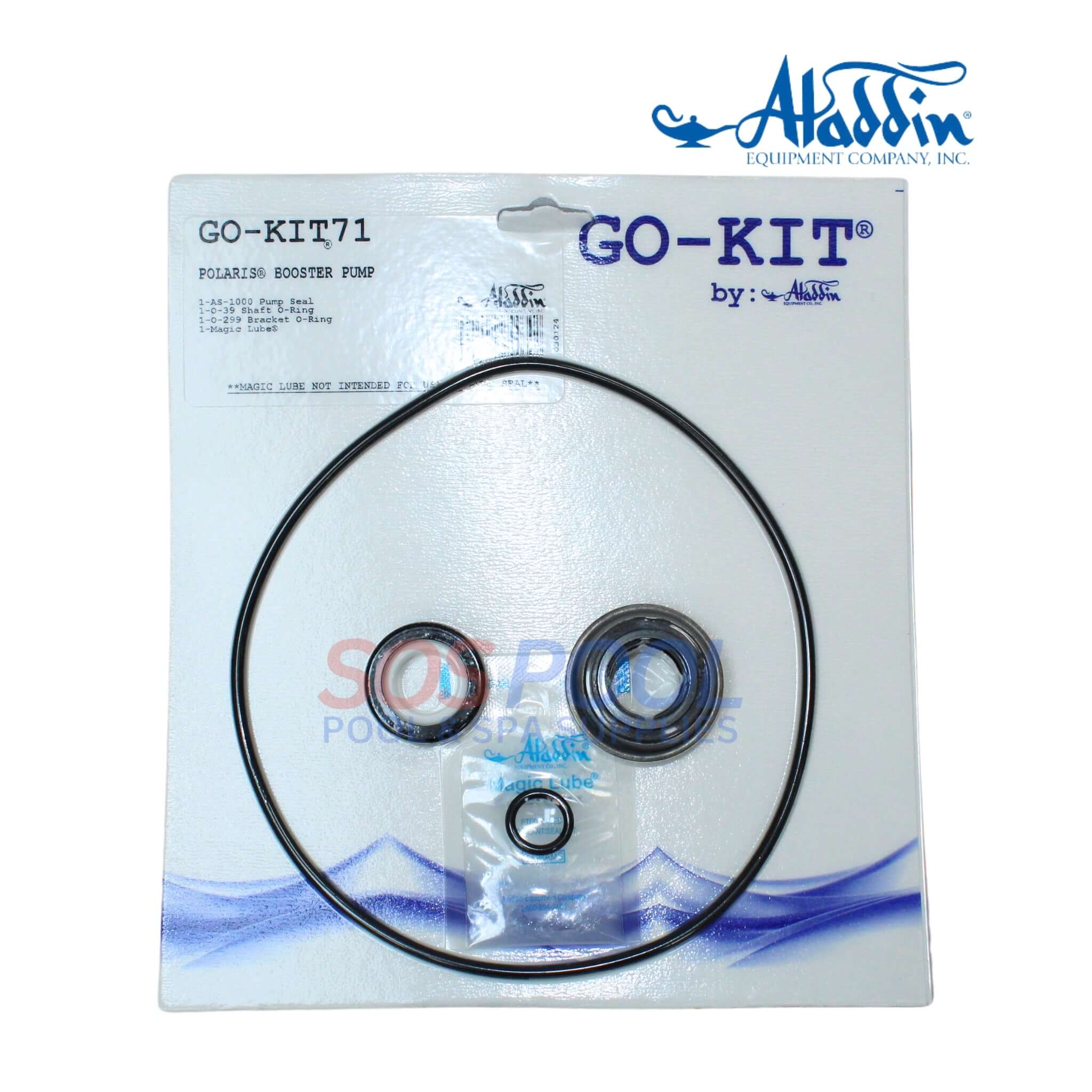 Aladdin Gasket & O-Ring Kit For Polaris Booster Pump | GO-KIT71