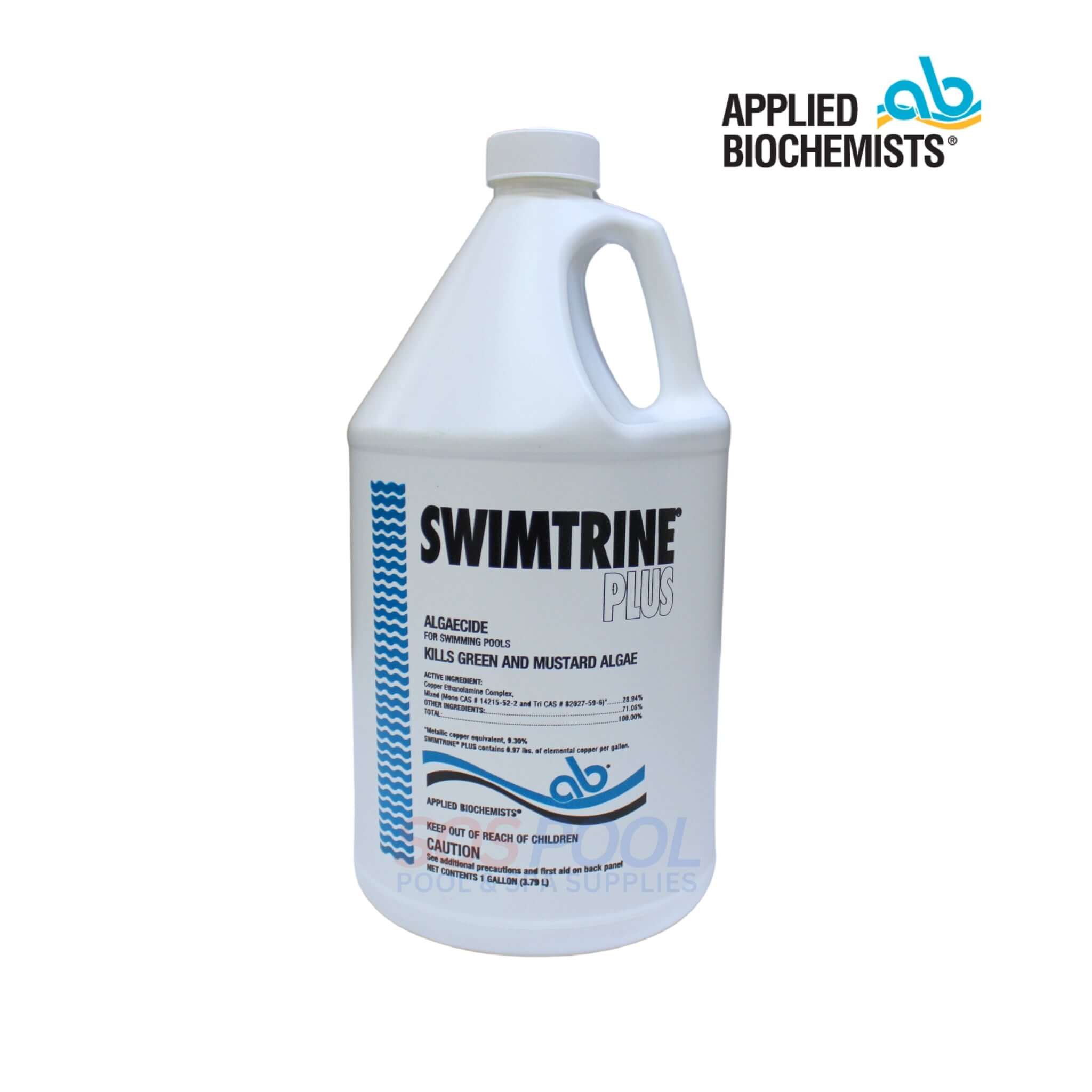 Applied Biochemists Swimtrine Plus Pool Algaecide | Green and Mustard