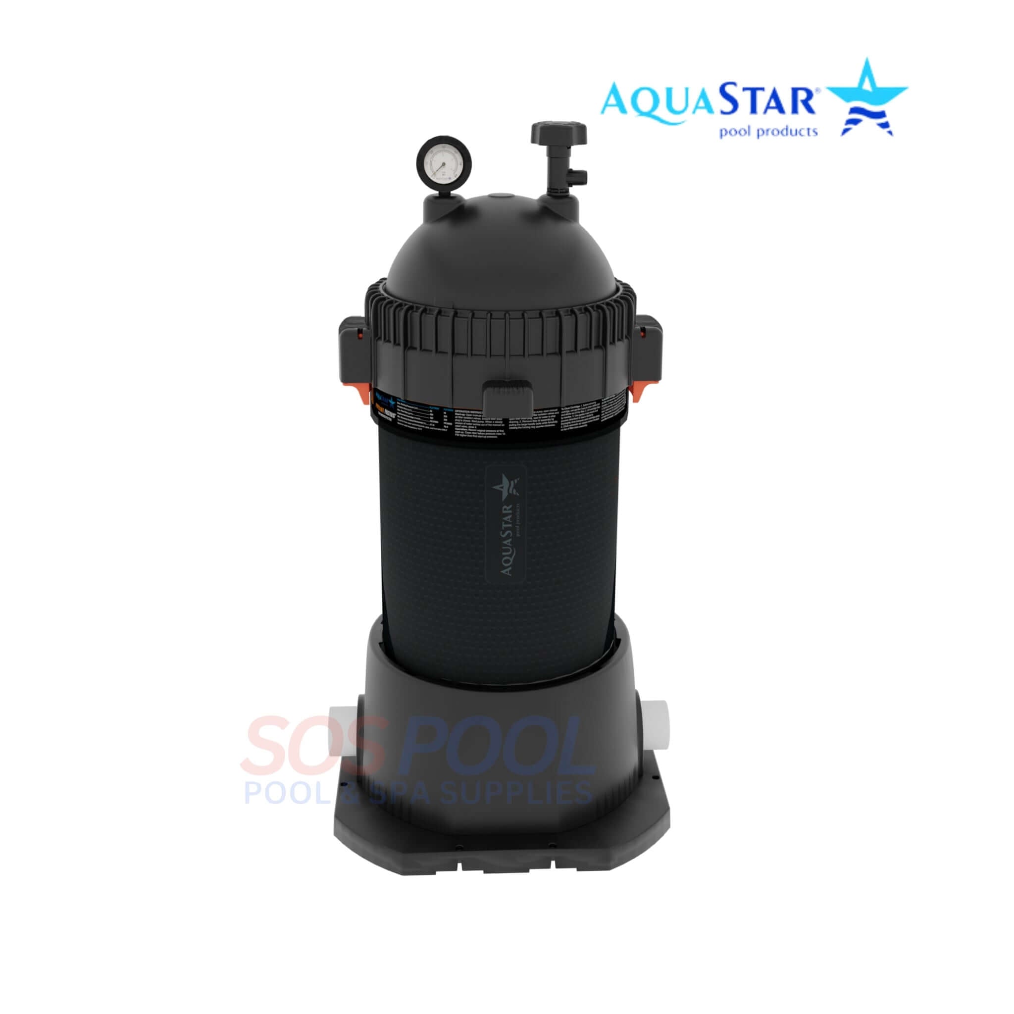 AquaStar Pool And Spa Pipeline Cartridge Filter | 27,000 Gallon | 200