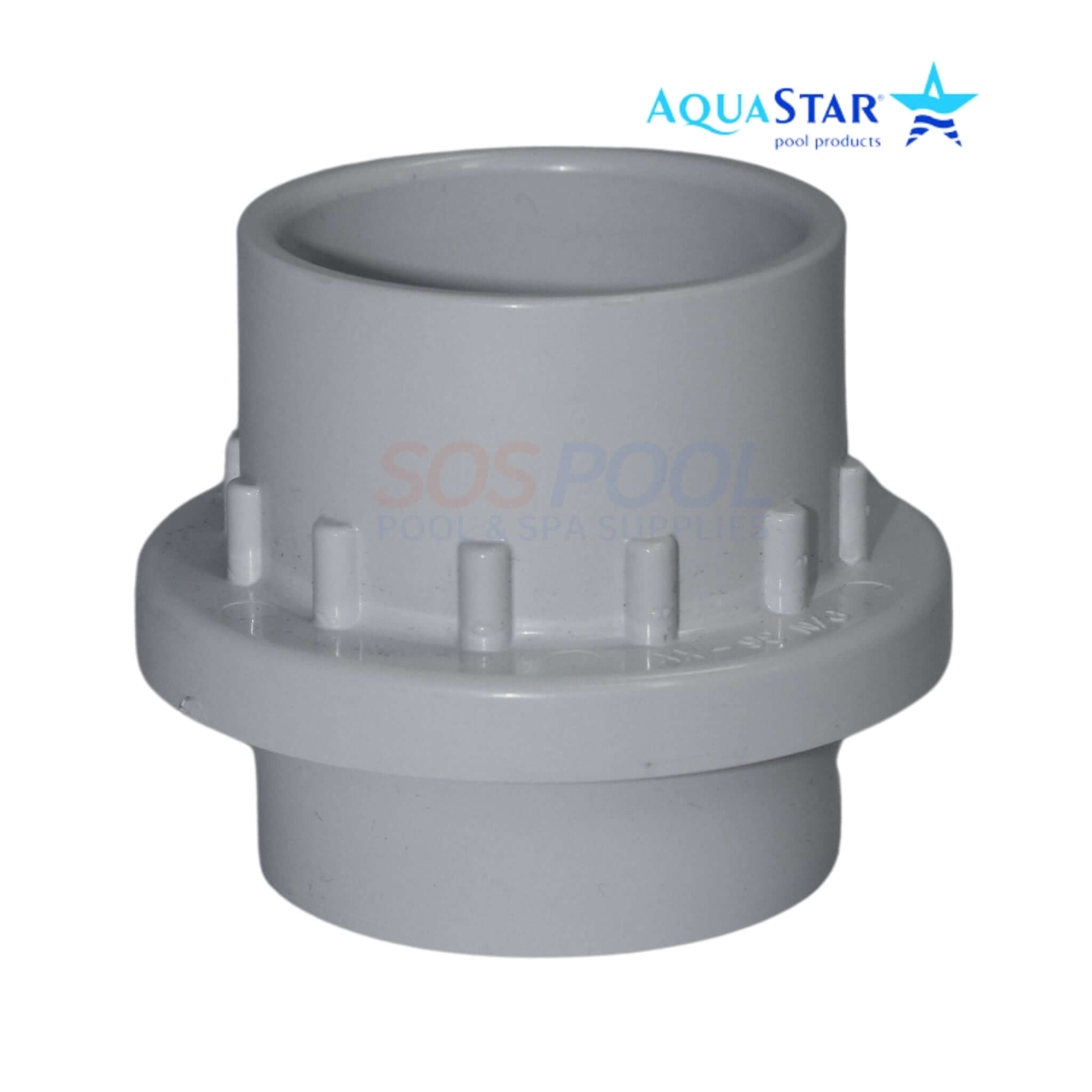 AquaStar Light Niche Return Fitting | 1.5" Pipe | Gray | 3603