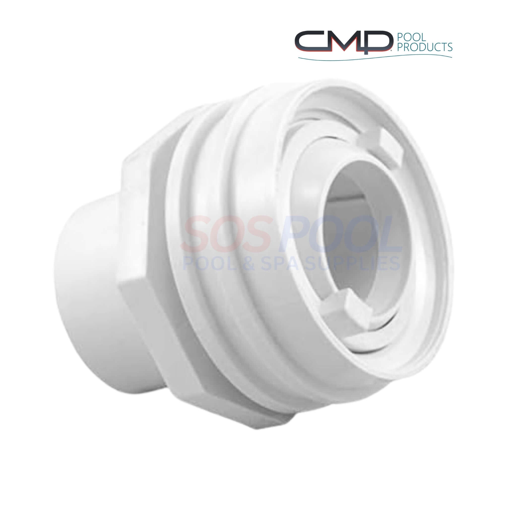 CMP Flush Mount Return Fitting | White | 25555-000-000