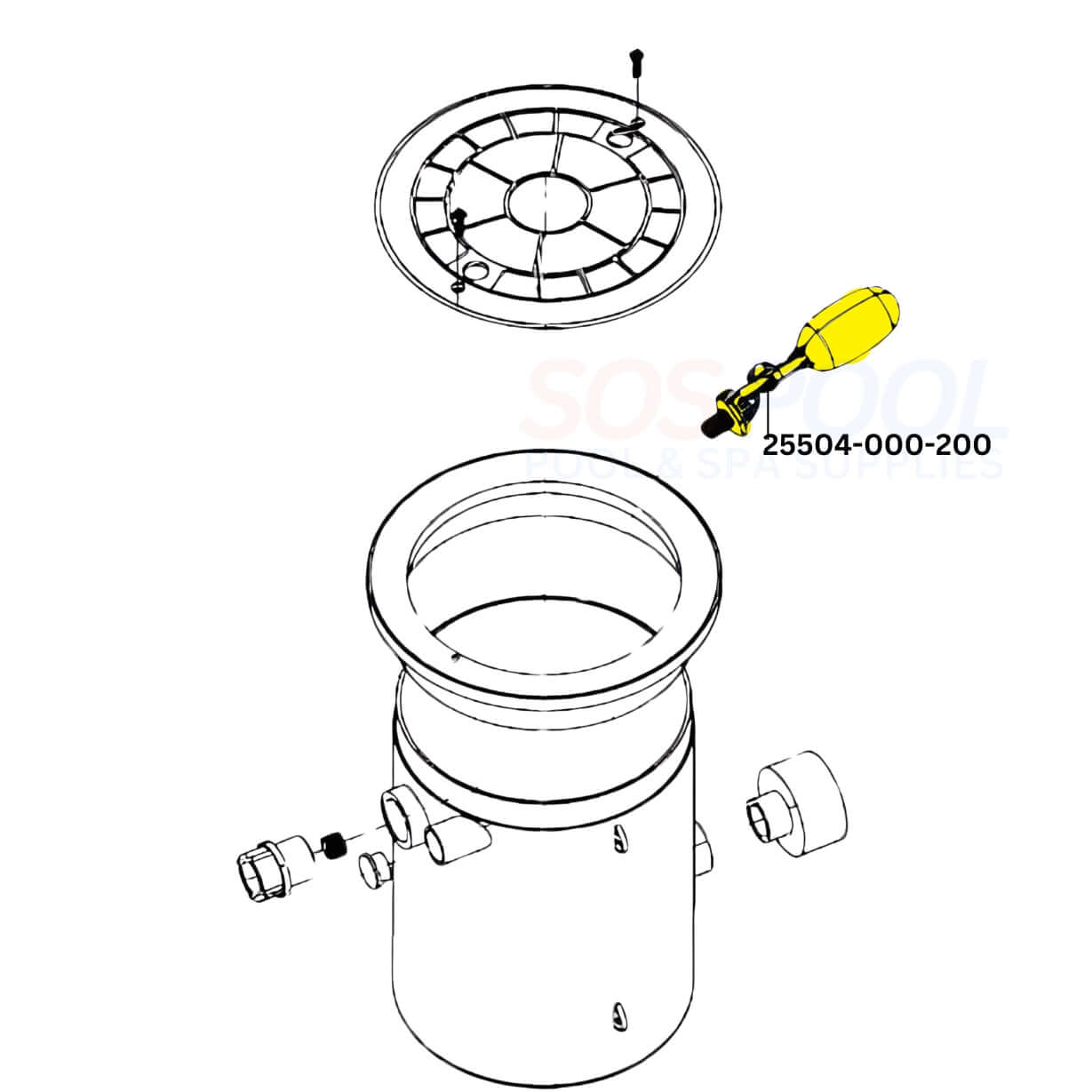 CMP Float Valve For Auto Fill Water Leveler | 0.5" | 25504-000-200