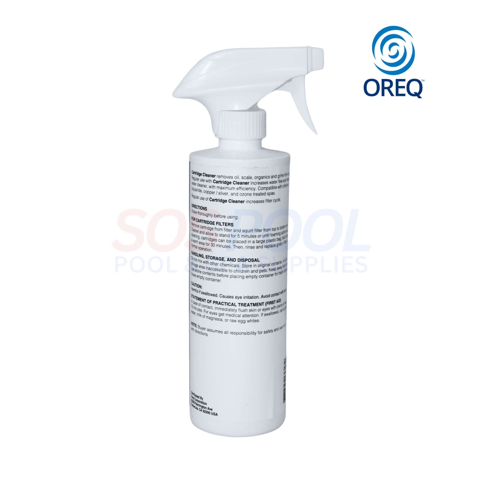 Clear Spa Cartridge Cleaner | 16 oz | CSLCCPT12
