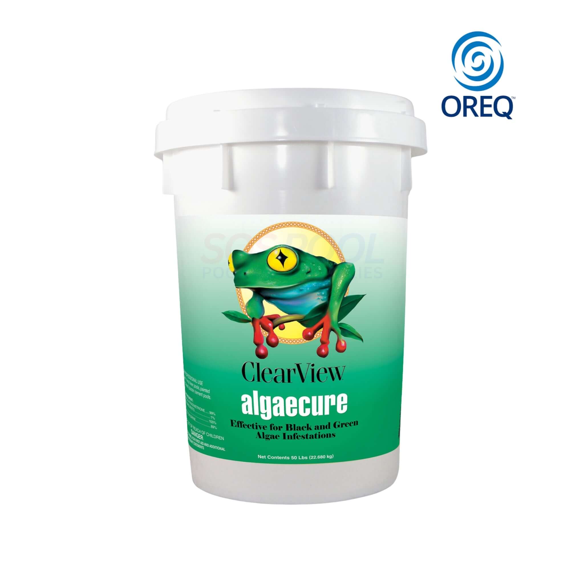 ClearView AlgaeCure Black Algae Killer Granular Trichlor | 50lb | CVTC