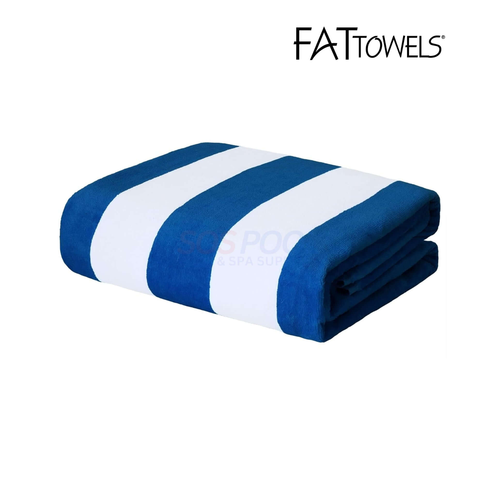 FatTowel Beach Towel | Cobana Stripe Velour | 35" x 60"