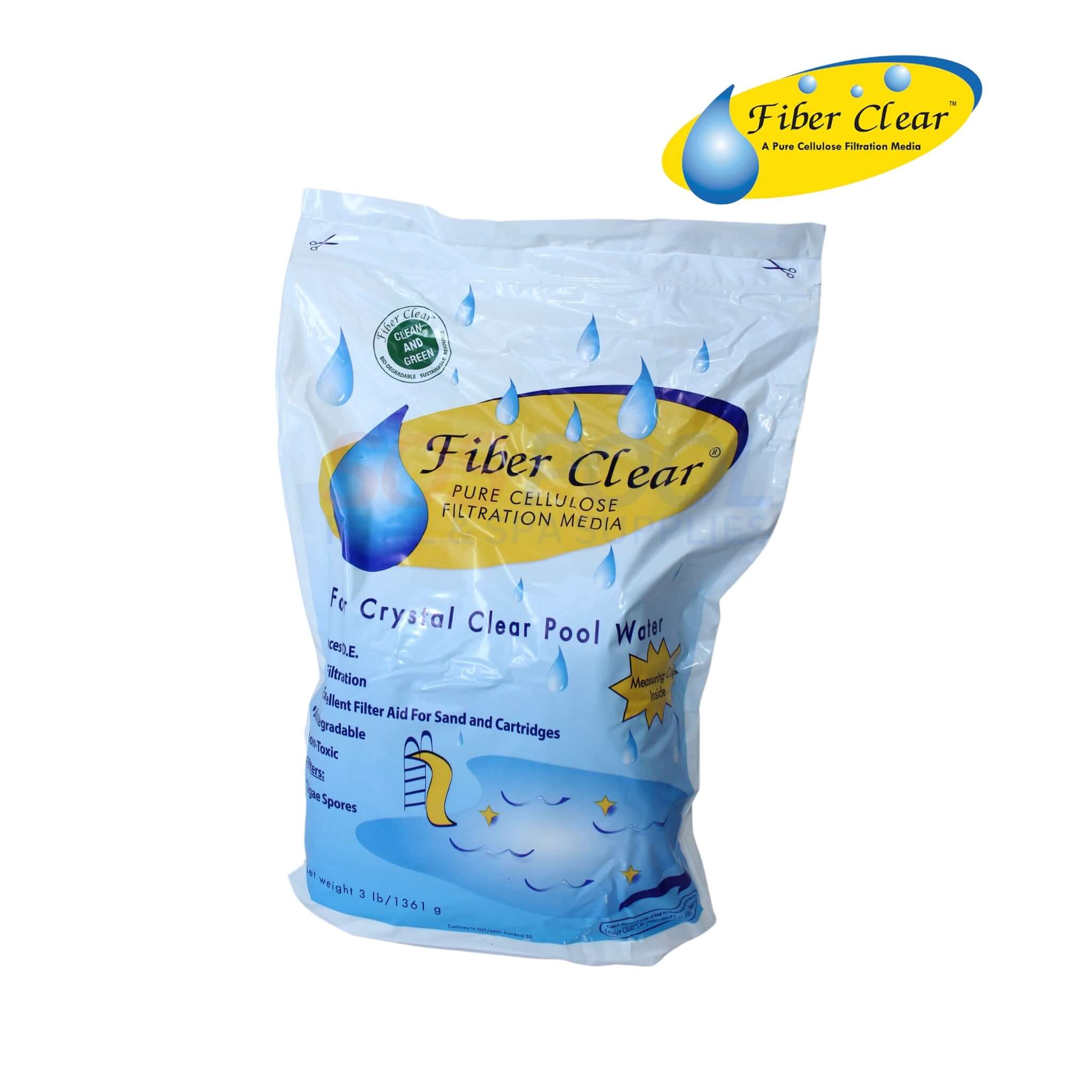 FiberClear Cellulose Media DE Alternative | 3LB | FCR003B