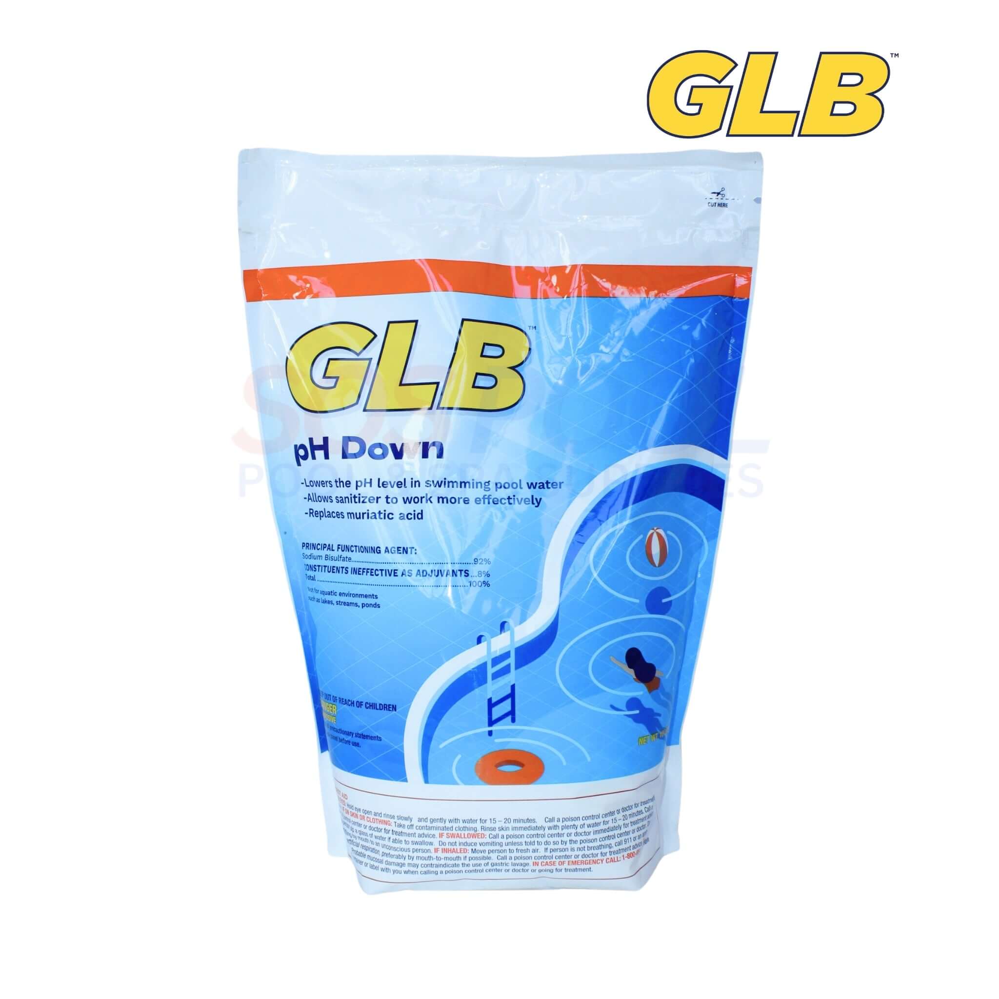 GLB pH Down Balancer for Pools | 10 lbs | 71253A
