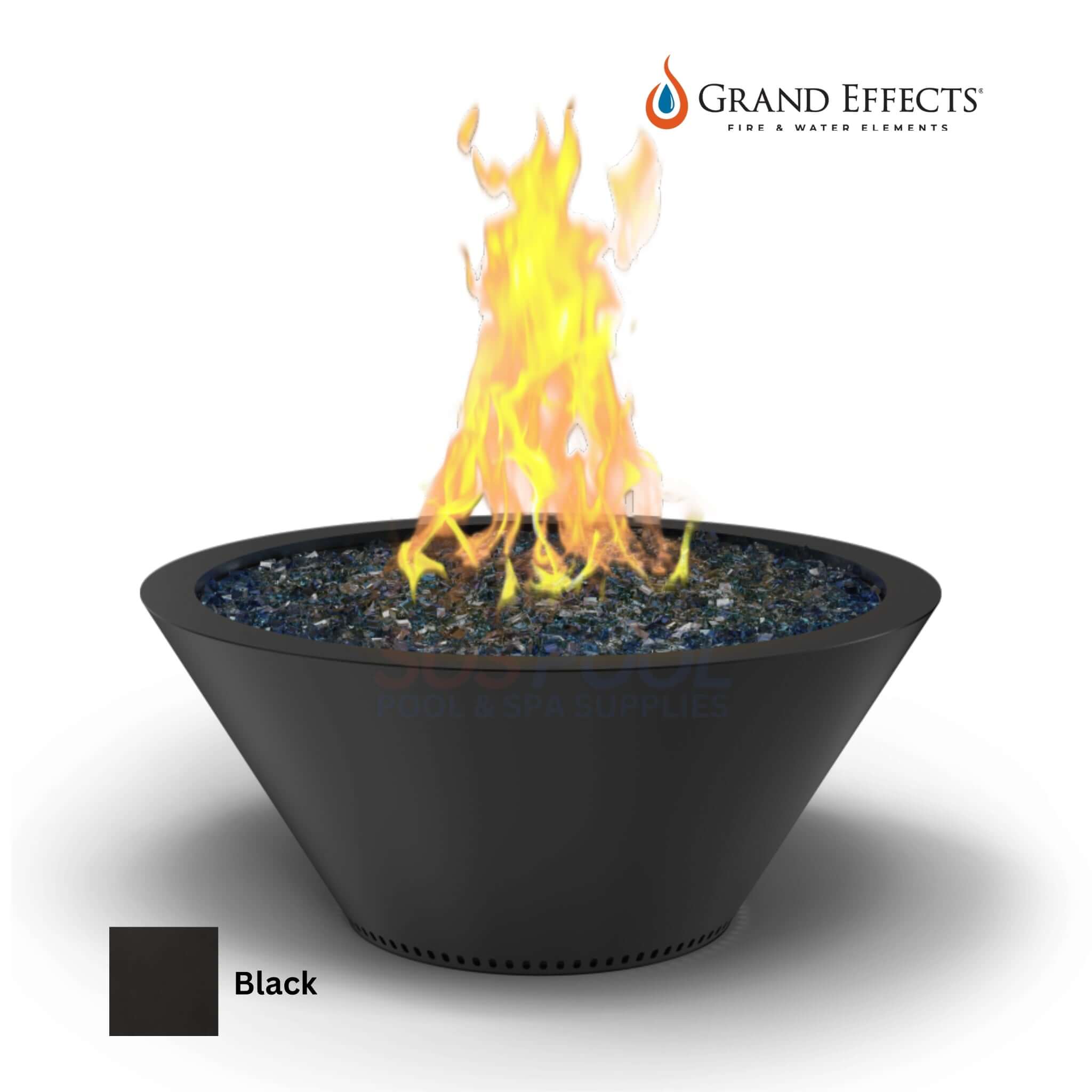 Grand Effects Essex Fire Bowl | Round | Metallic