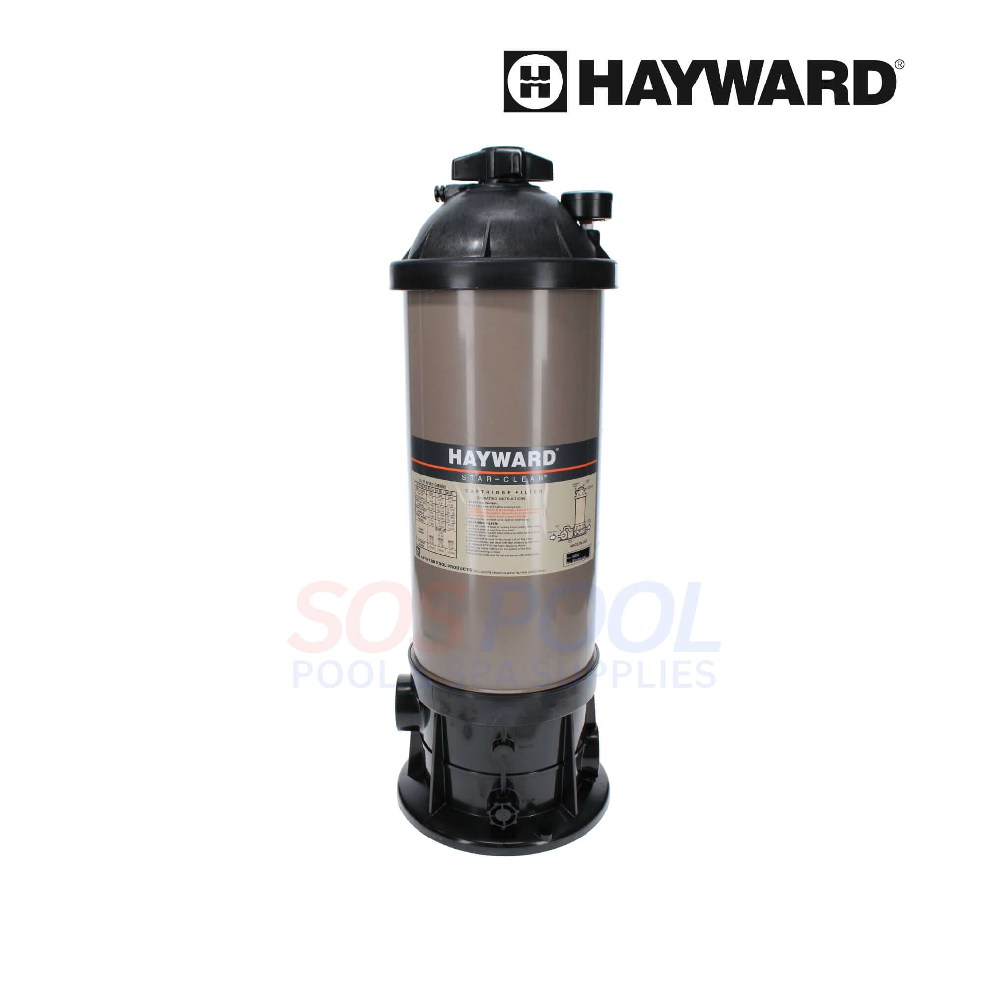 Hayward Star-Clear Plus Pool & Spa Cartridge Filter | 50 sq. ft. | W3C