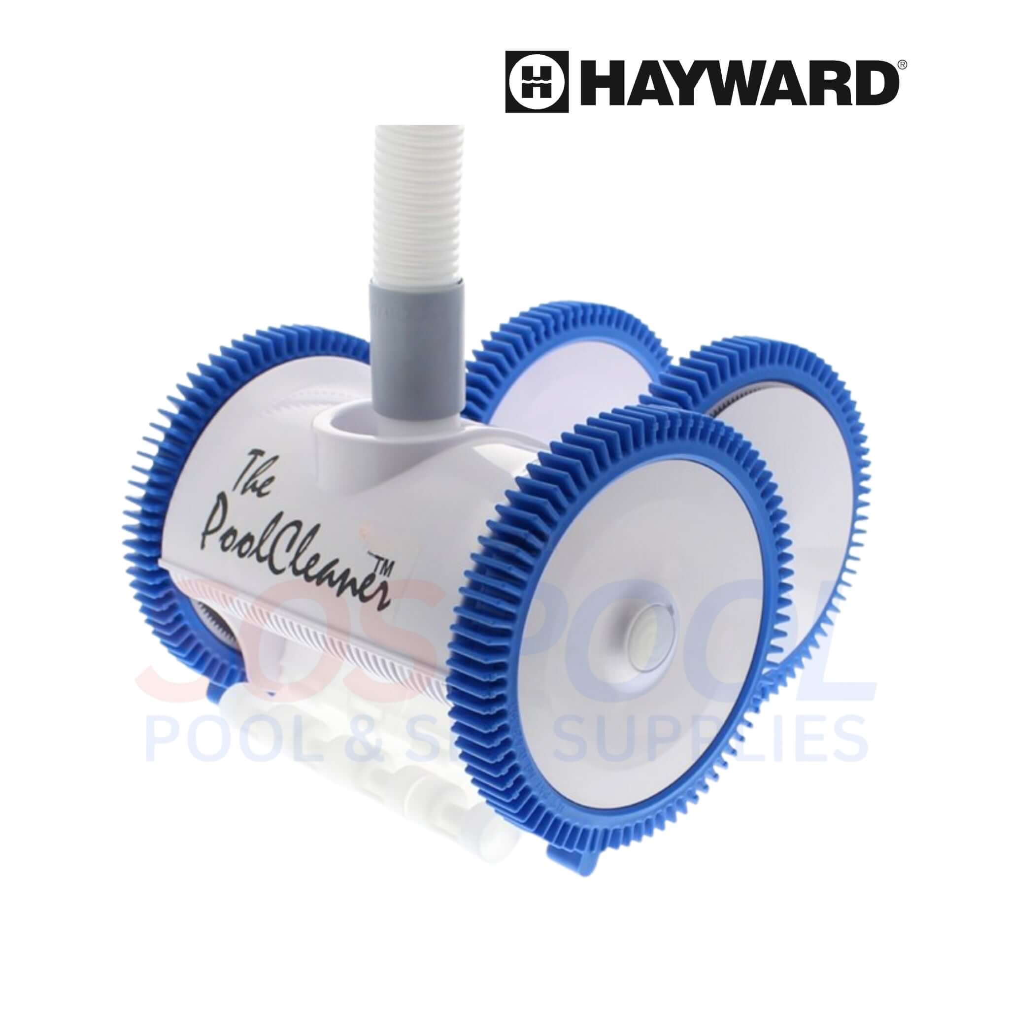 Hayward The PoolCleaner 4 Wheel Suction Cleaner with Hoses | White | W
