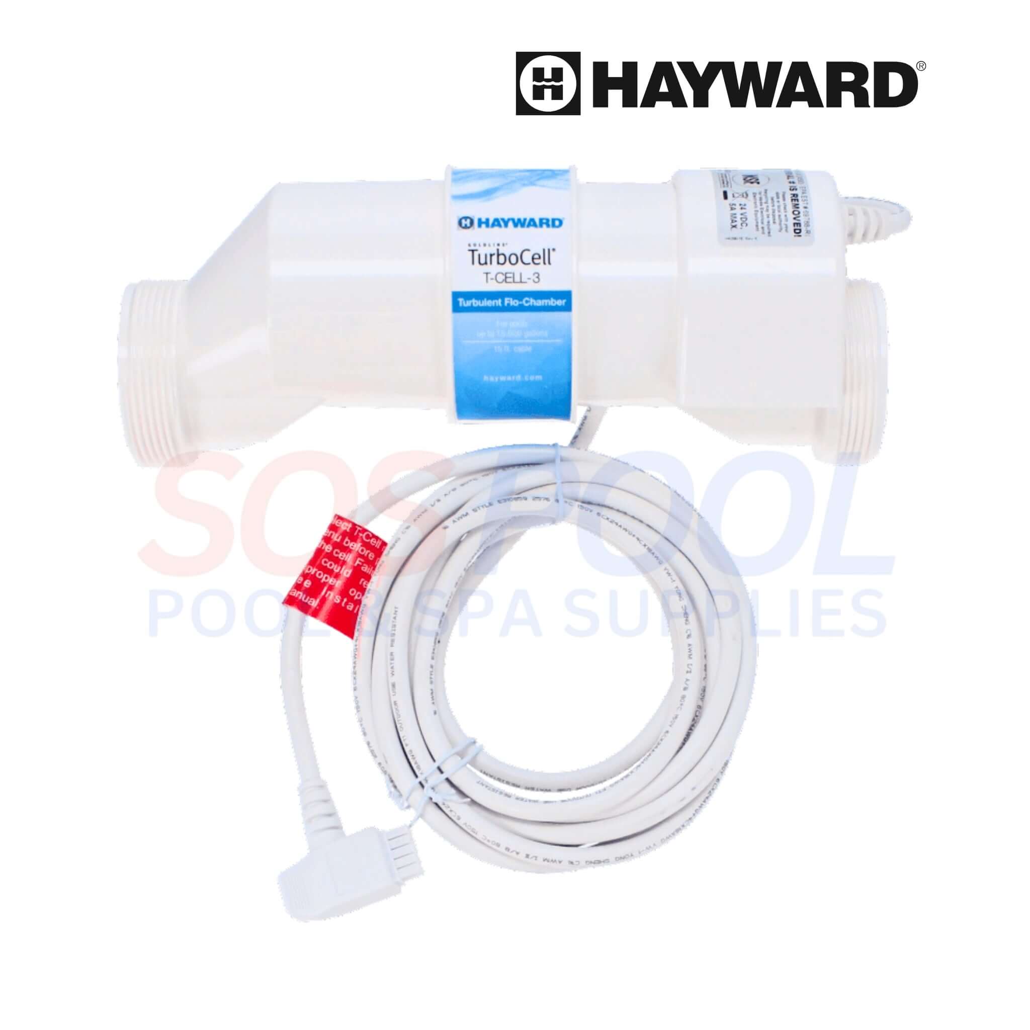 Hayward TurboCell Salt Chlorination Cell | 25,000 gal | 15' Cord | W3T