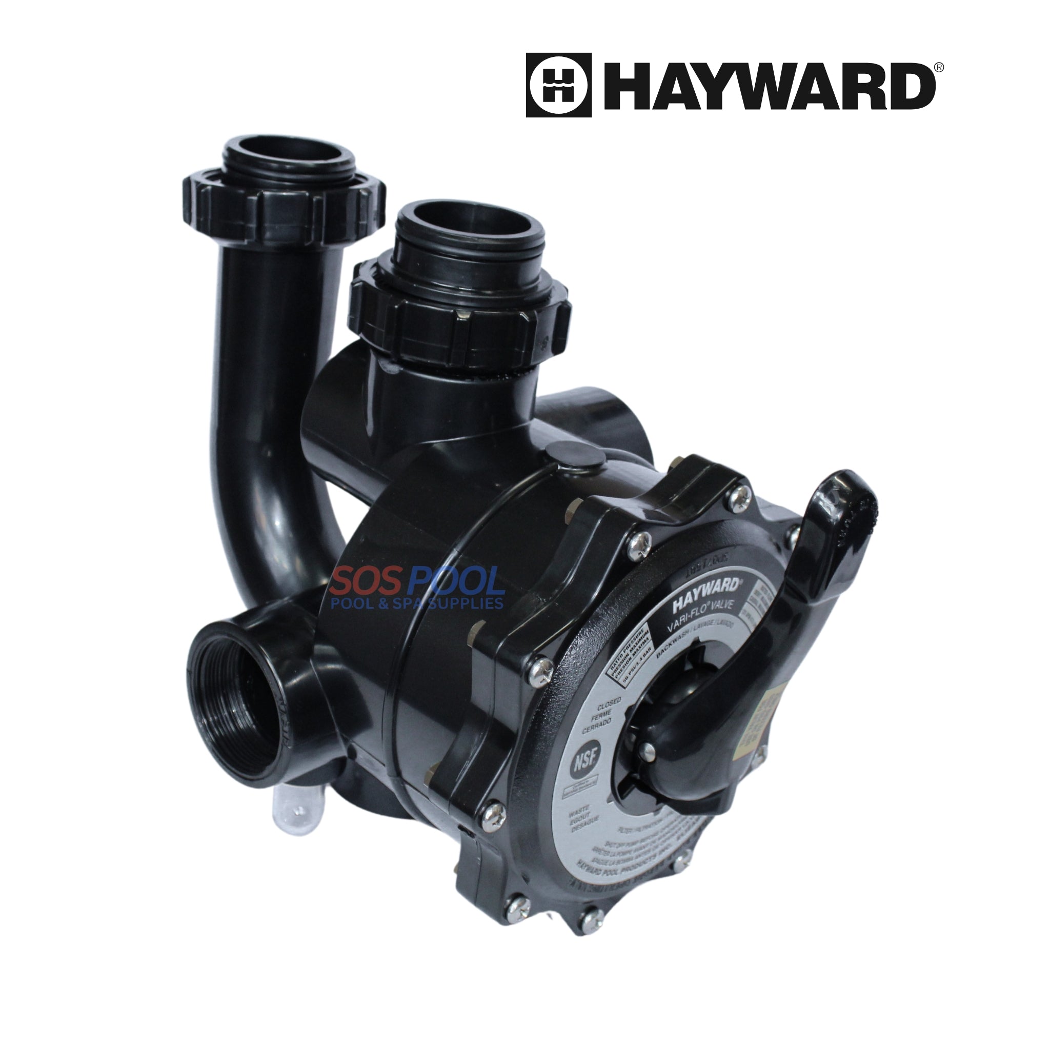 Hayward Vari-Flo Multiport Control Valve For Pro Grid DE Filters 2"