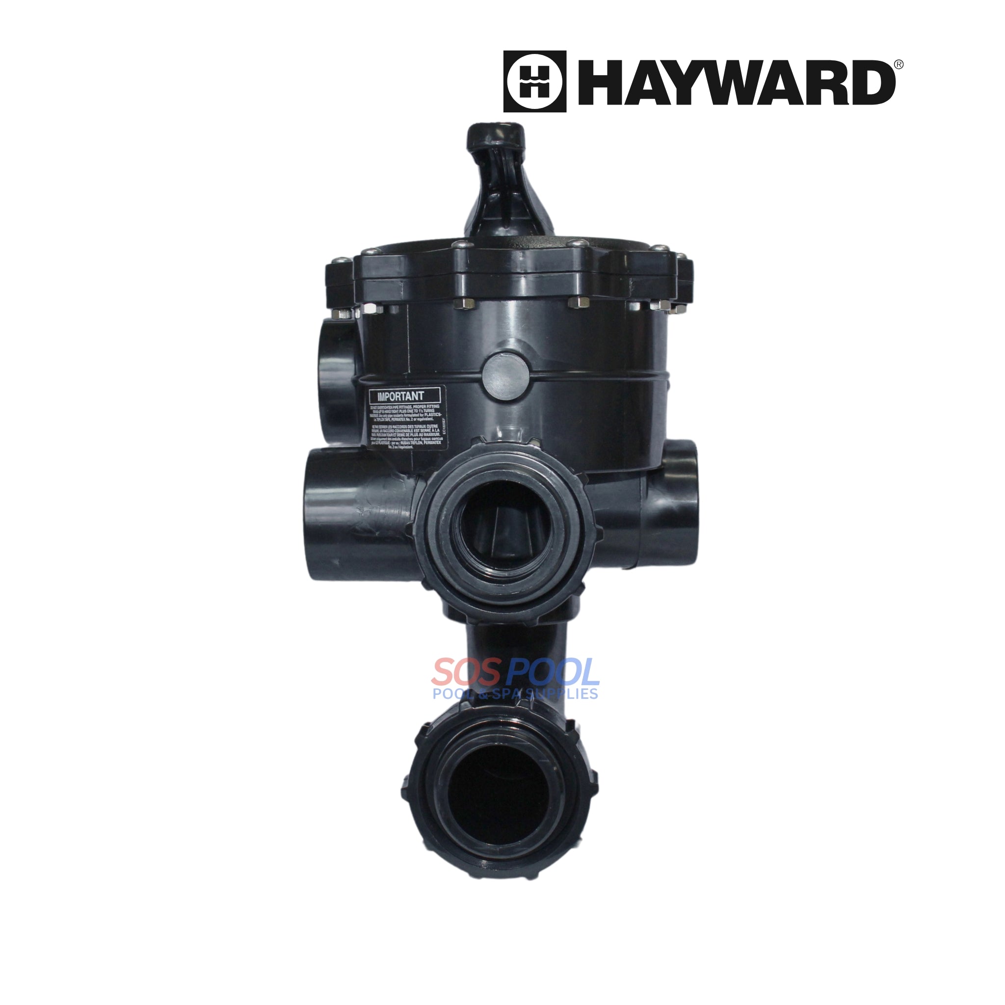 Hayward Vari-Flo Multiport Control Valve For Pro Grid DE Filters 2"