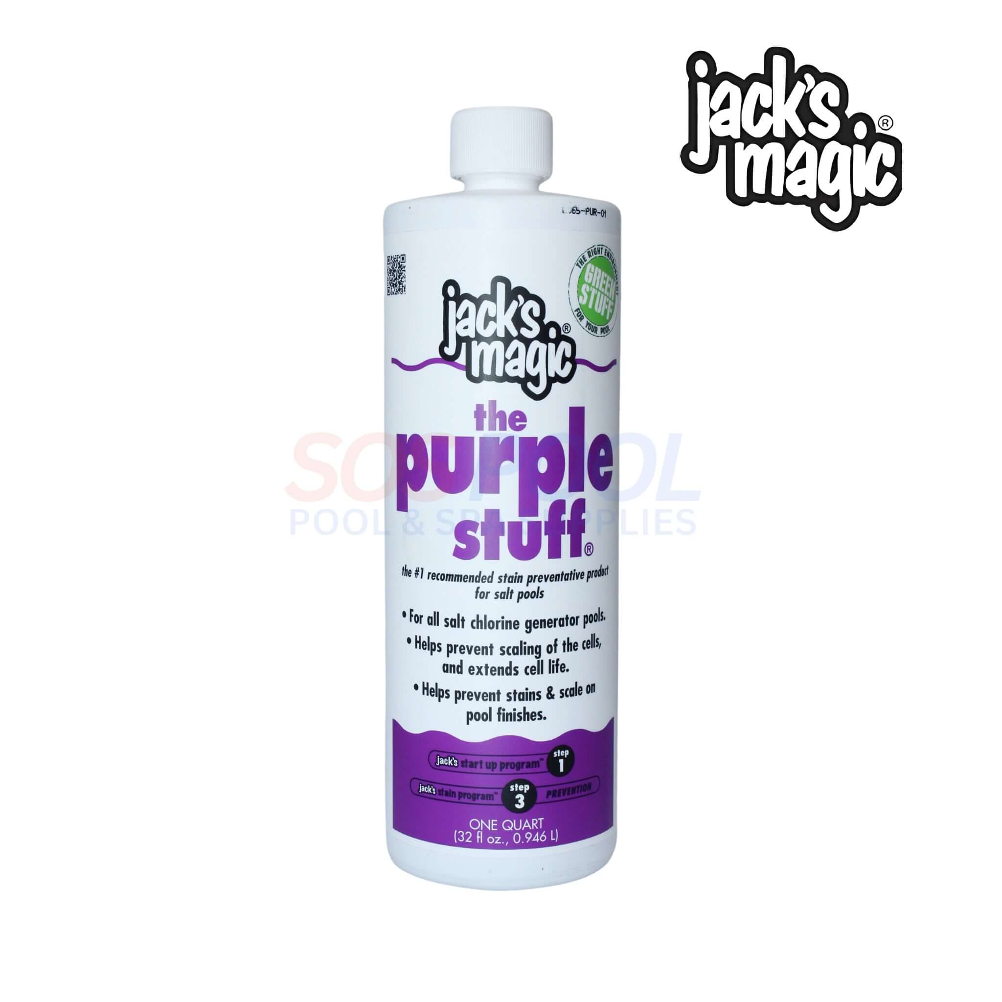 Jack's Magic The Purple Stuff Salt Solution | 32 oz | JMPURPLE032