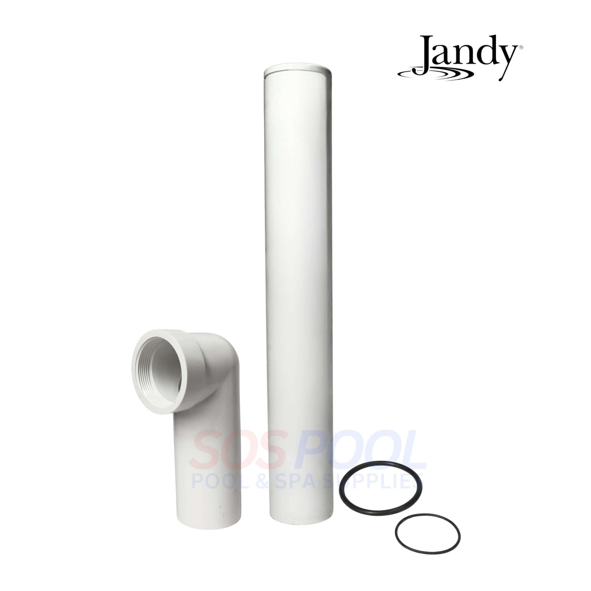 Jandy Outlet Tube Elbow Assembly With O-Rings For DEV and DEL Filters