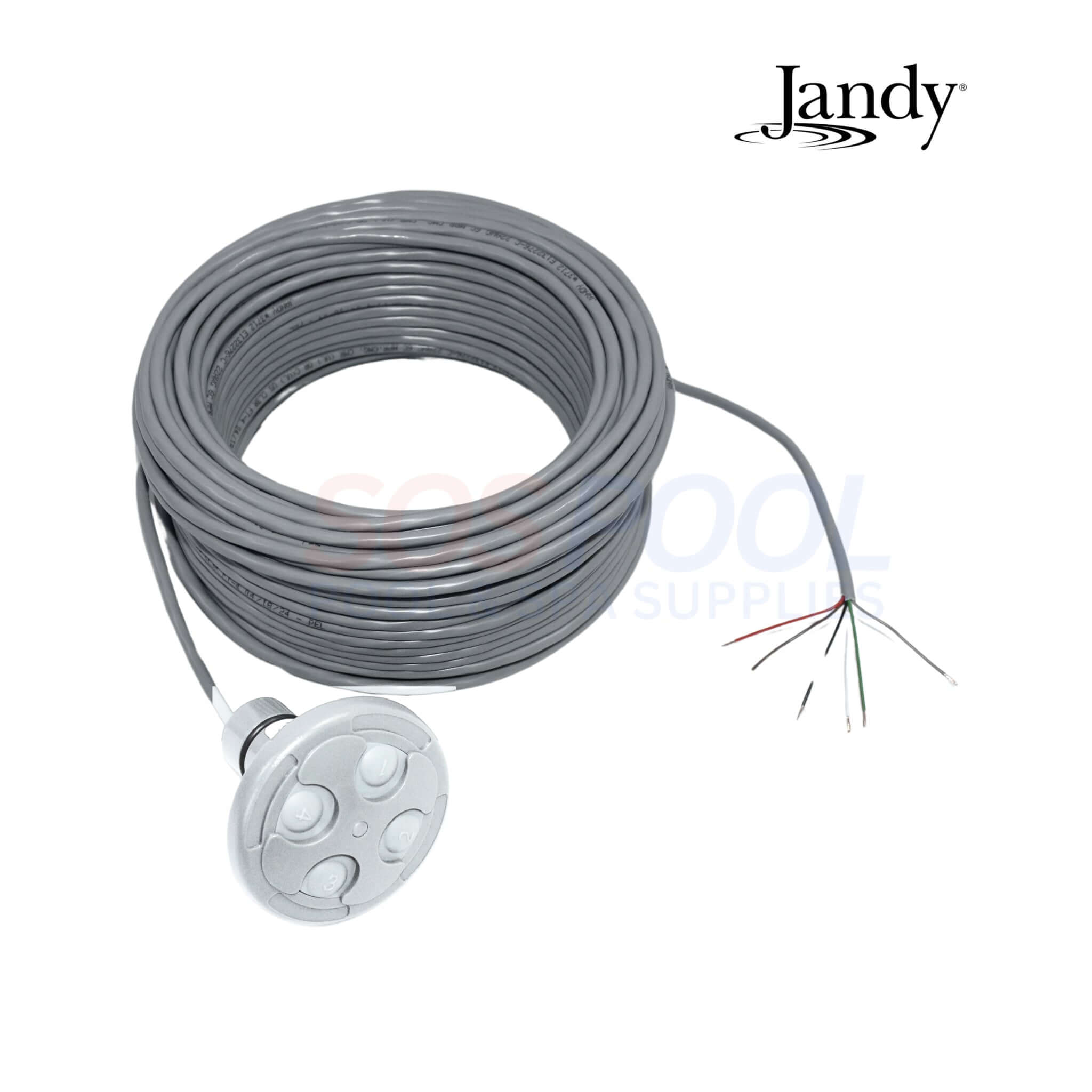 Jandy Spa Side Remote 4 Function For AquaLink Systems | White | 150'