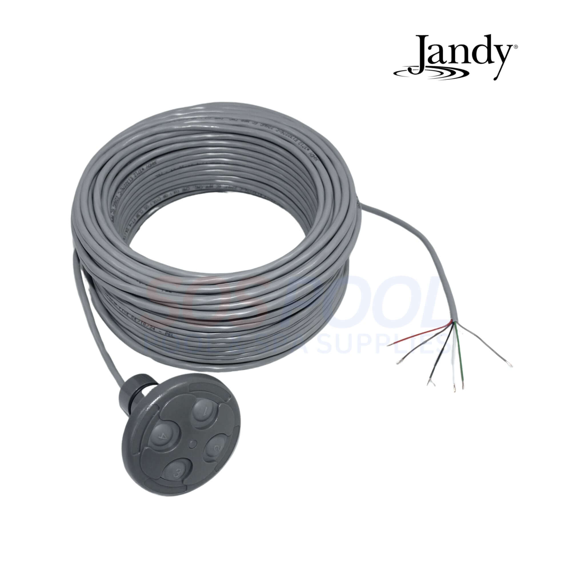 Jandy Spa Side Remote 4 Function for AquaLink Systems | Grey | 100'