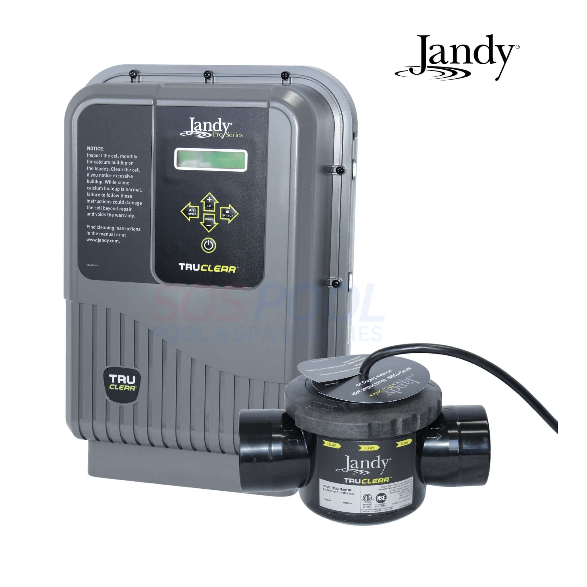 Jandy TruClear Salt Chlorinator | 35k Gallons | TRUCLEAR11K