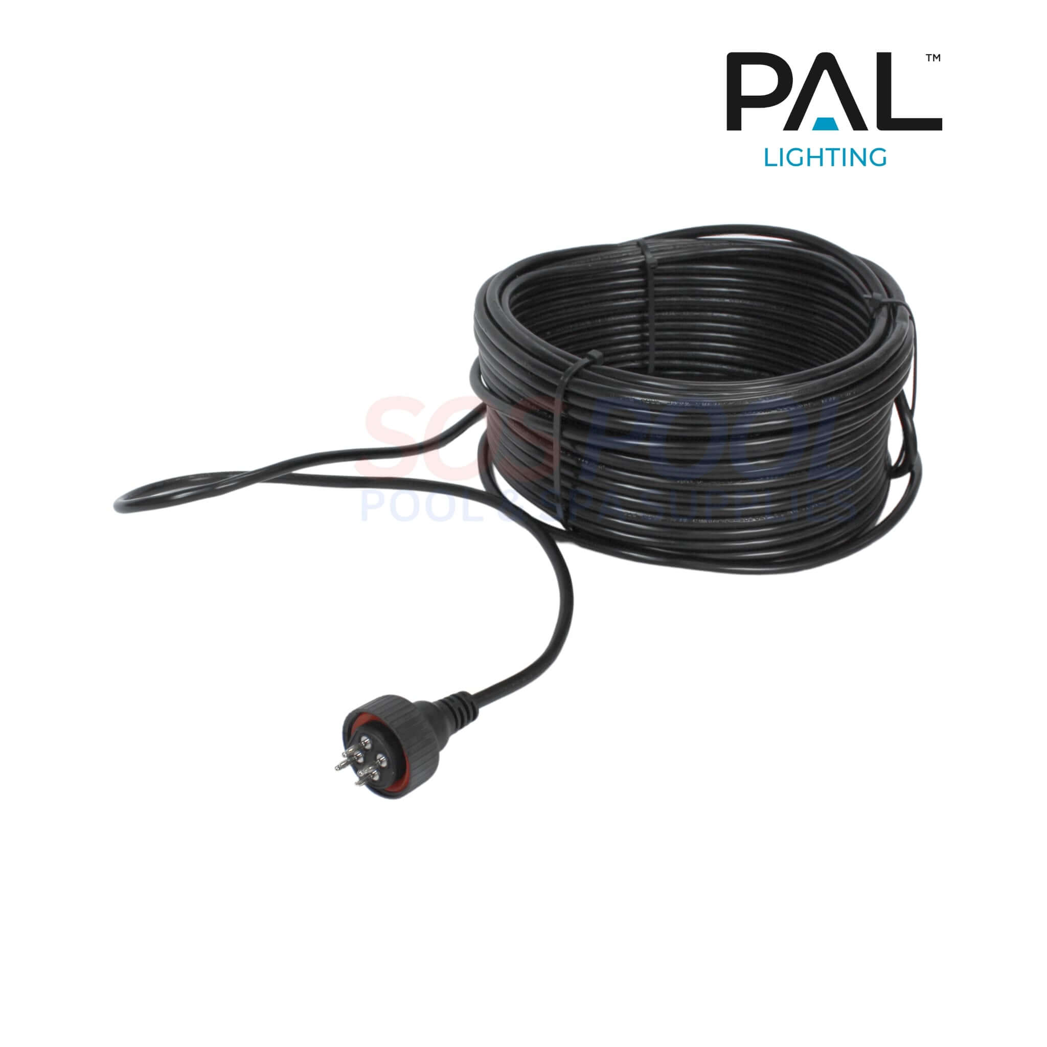PAL Lighting Replacement Cable and Plug Set For Nicheless Lights | 80'