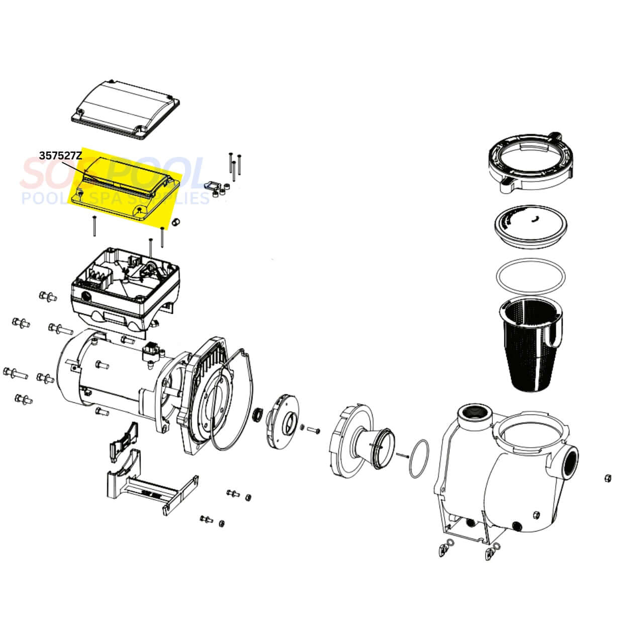 Pentair Keypad Assembly For Intelliflo Pumps | 357527Z