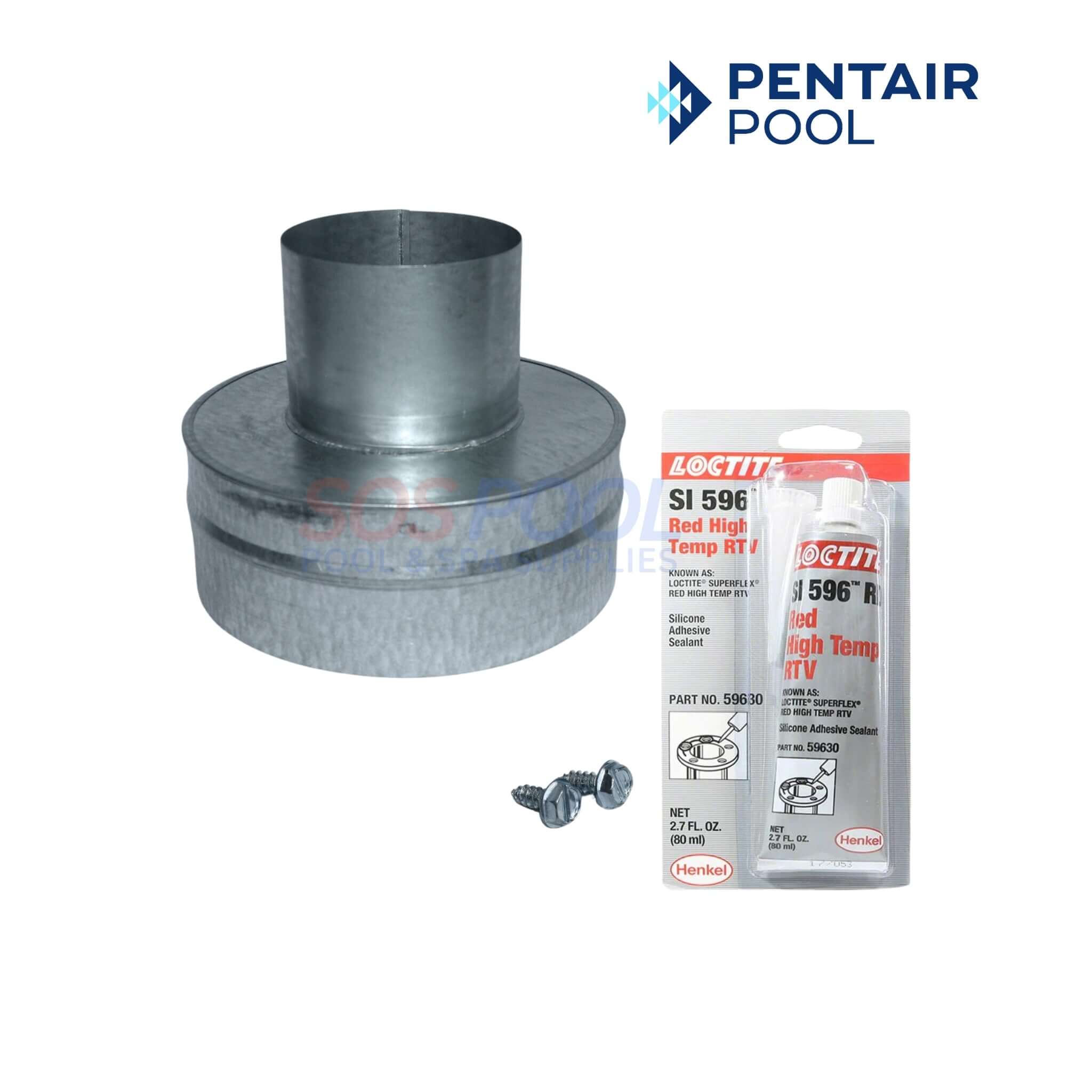 Pentair Metal Flue Collar For MasterTemp and Max-E-Therm Heaters | 4"