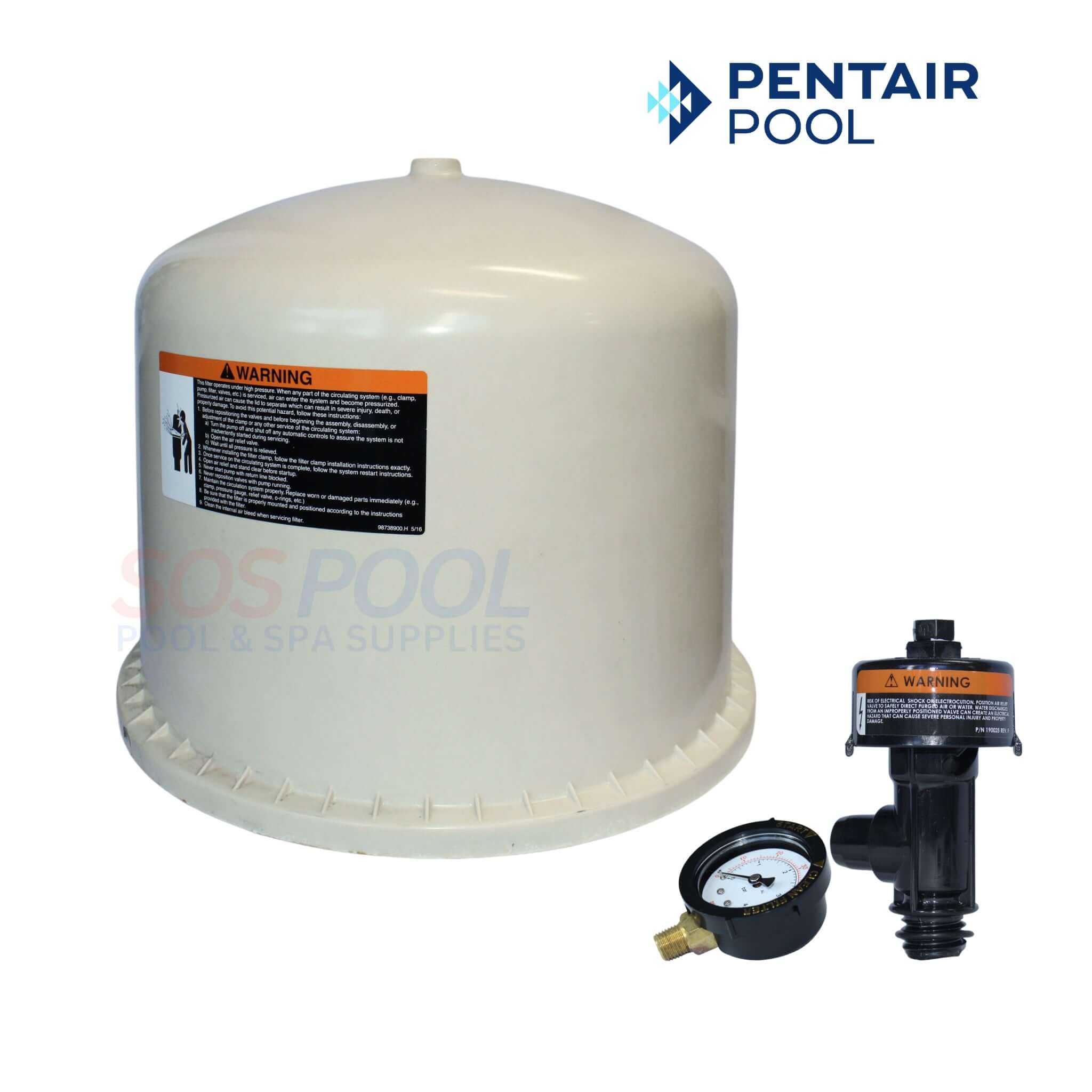 Pentair Tank Lid For SM and SMBW 4000 4048 Filters | 197136