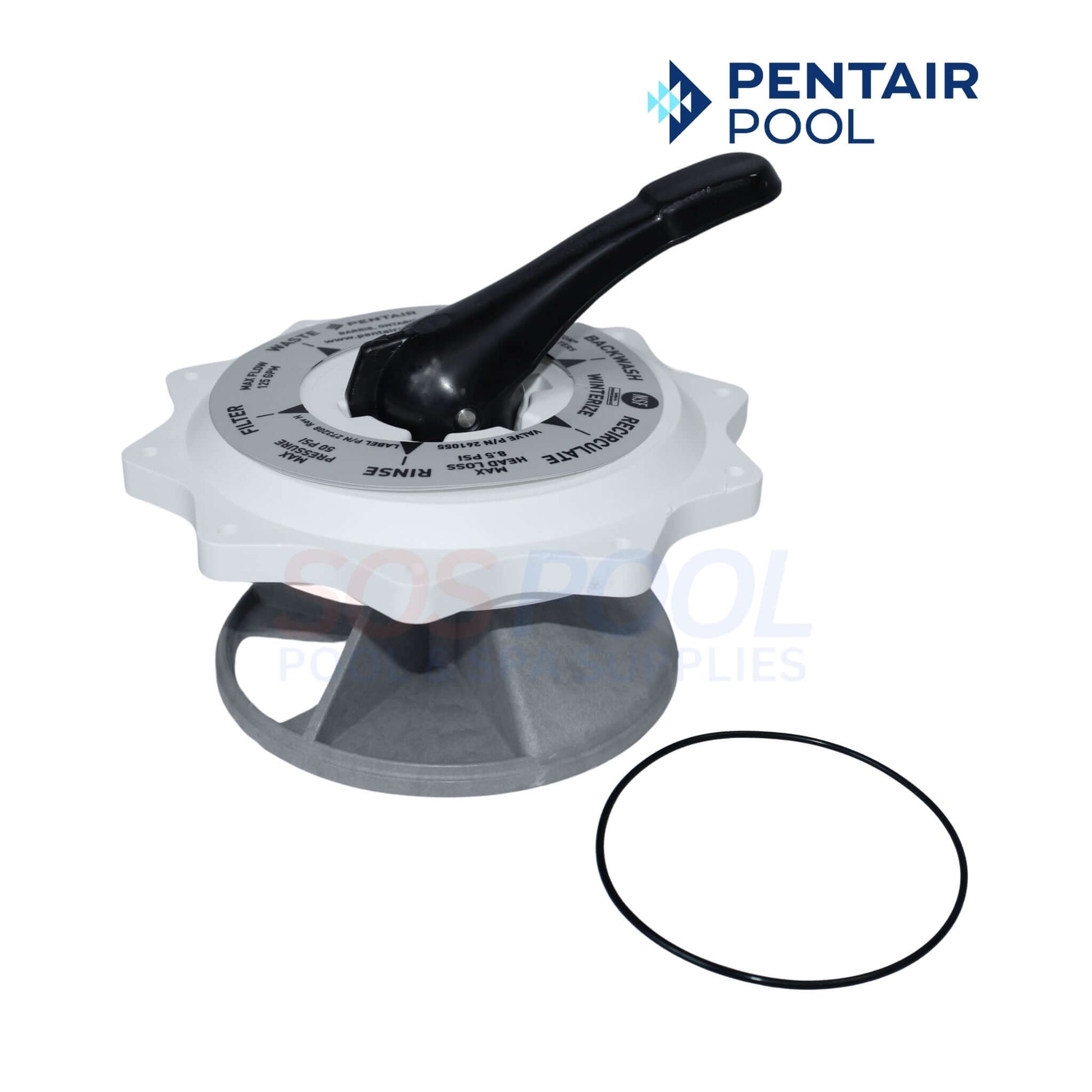 Pentair Top Valve Assembly For HiFlow Top and Side Mount Multiport Val