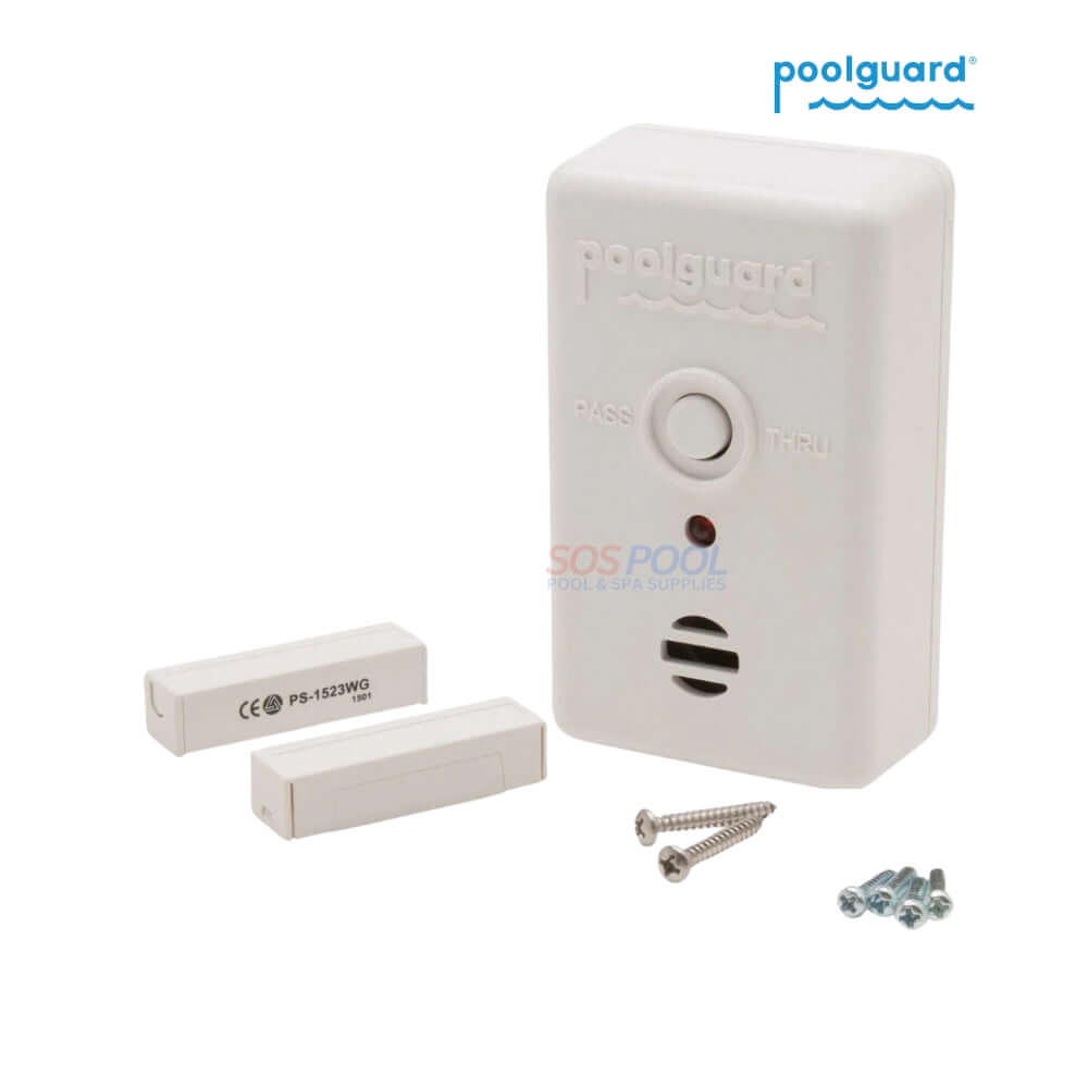 Poolguard Pool Door Alarm | Immediate Pool Door Alarm | White | DAPT-2