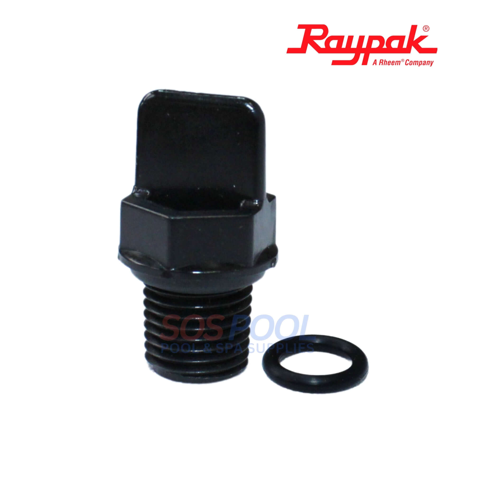 Raypak Capron Drain Plug For AVIA Low Nox Heaters | 006721F