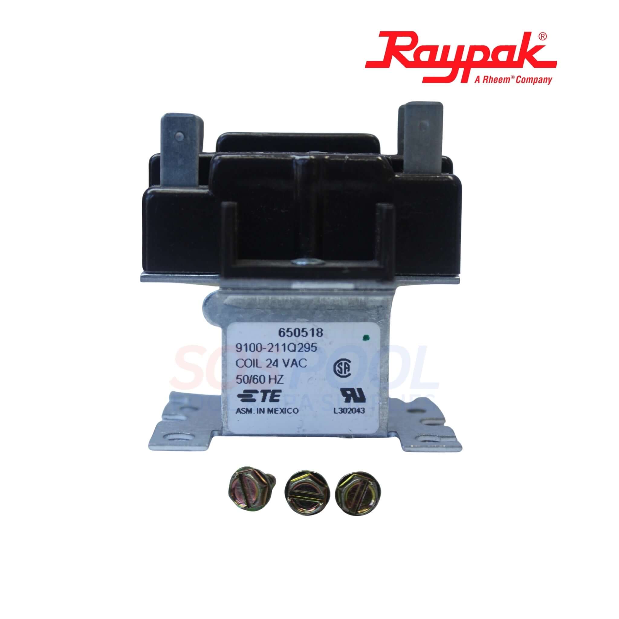 Raypak Hi-Delta DPST 24V Relay | 007376F