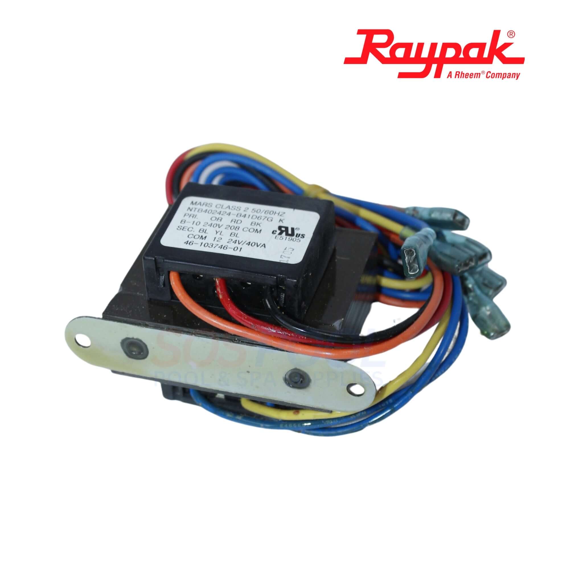 Raypak Digital Transformer Kit For RHP Heat Pumps | 12V-24V | H000021