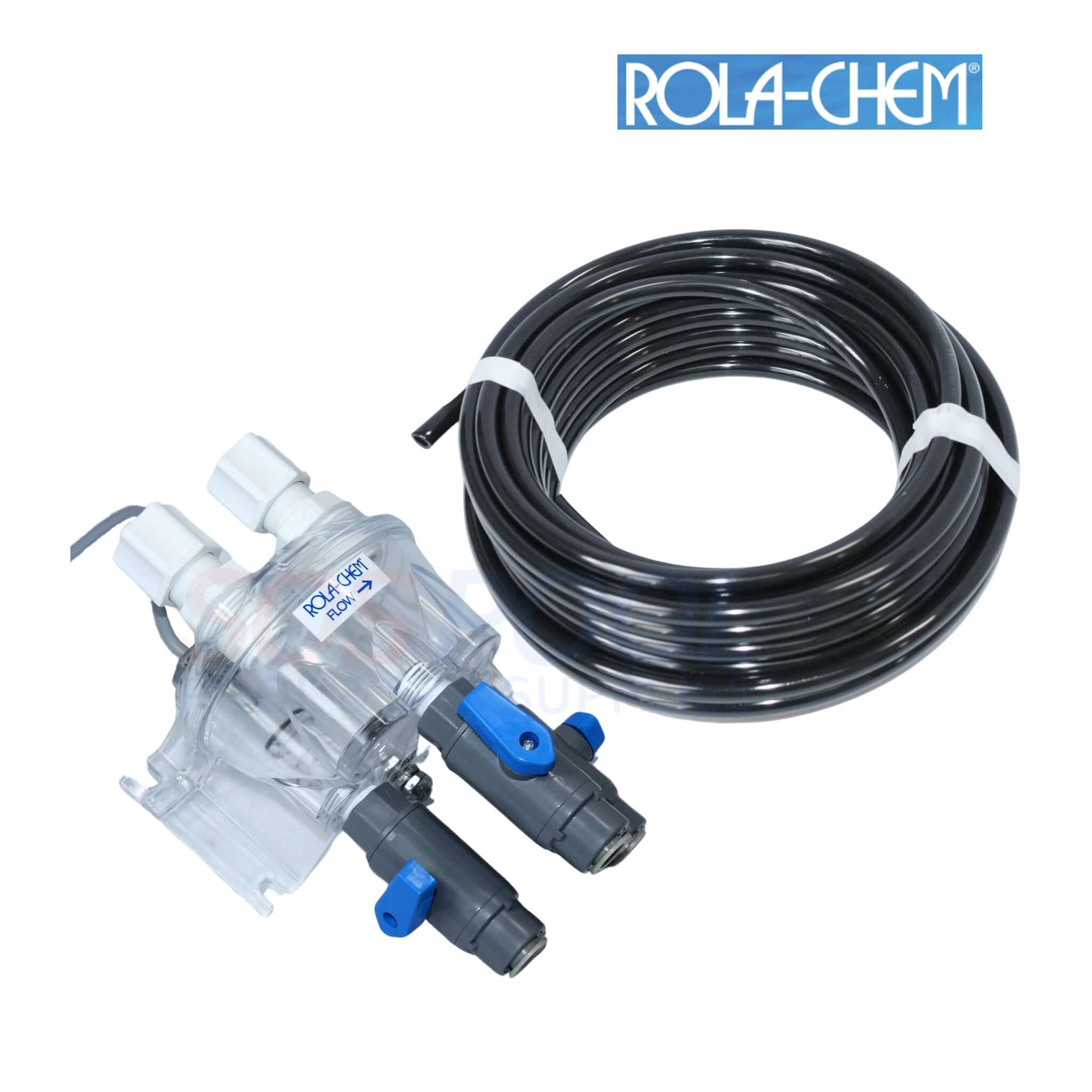 Rola-Chem Globe Flow Cell with Flow Switch | 40 ft | 550180