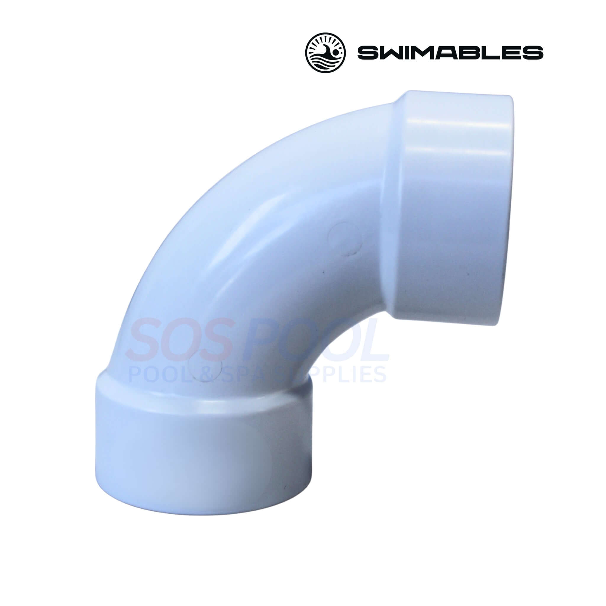 SW-39-913 | Swimables 2" Socket x 2" SPG Sweep 90 Degree Elbow