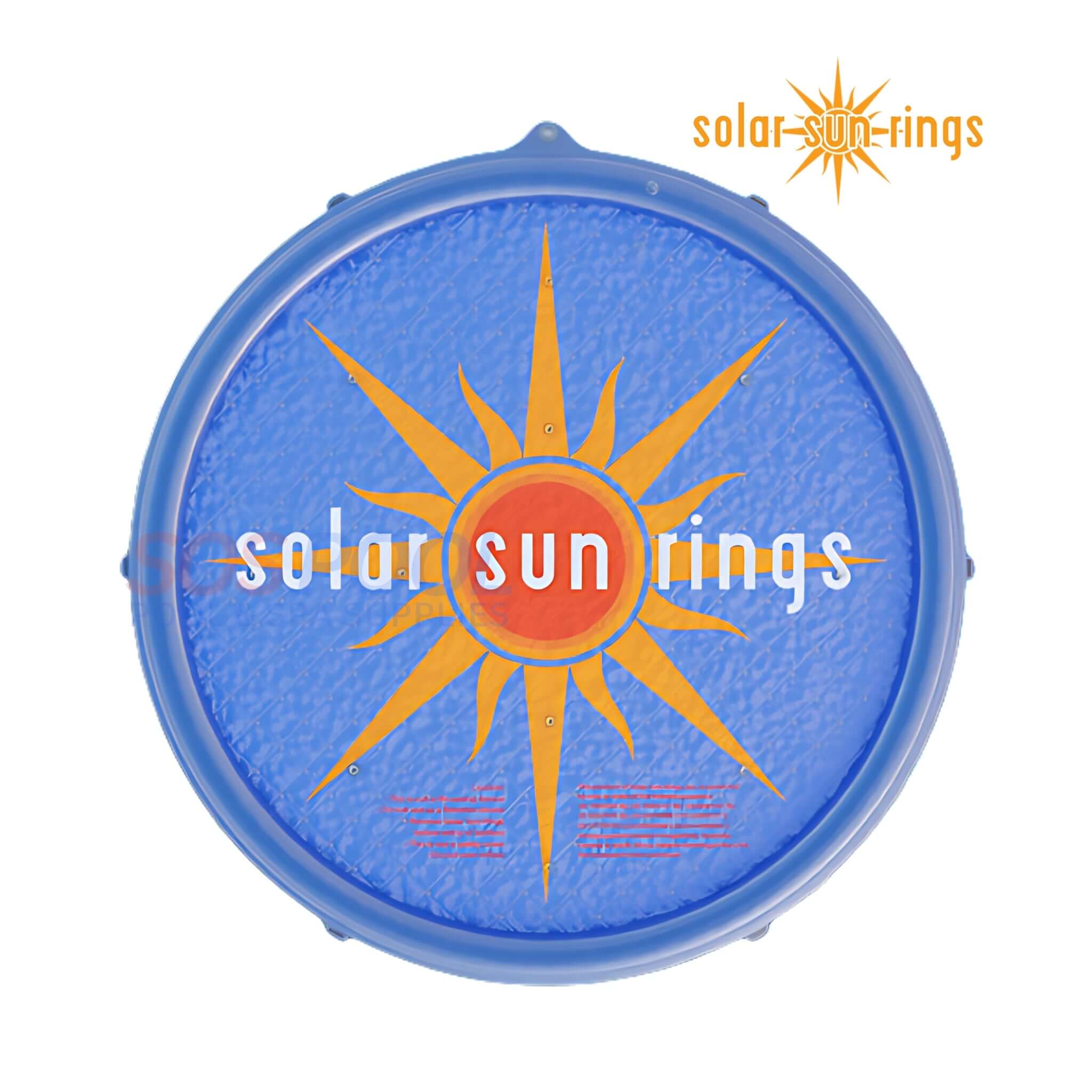 Solar Sun Rings Pool Cover | Sunburst Design | 5' x 5' | SSR-SB-02