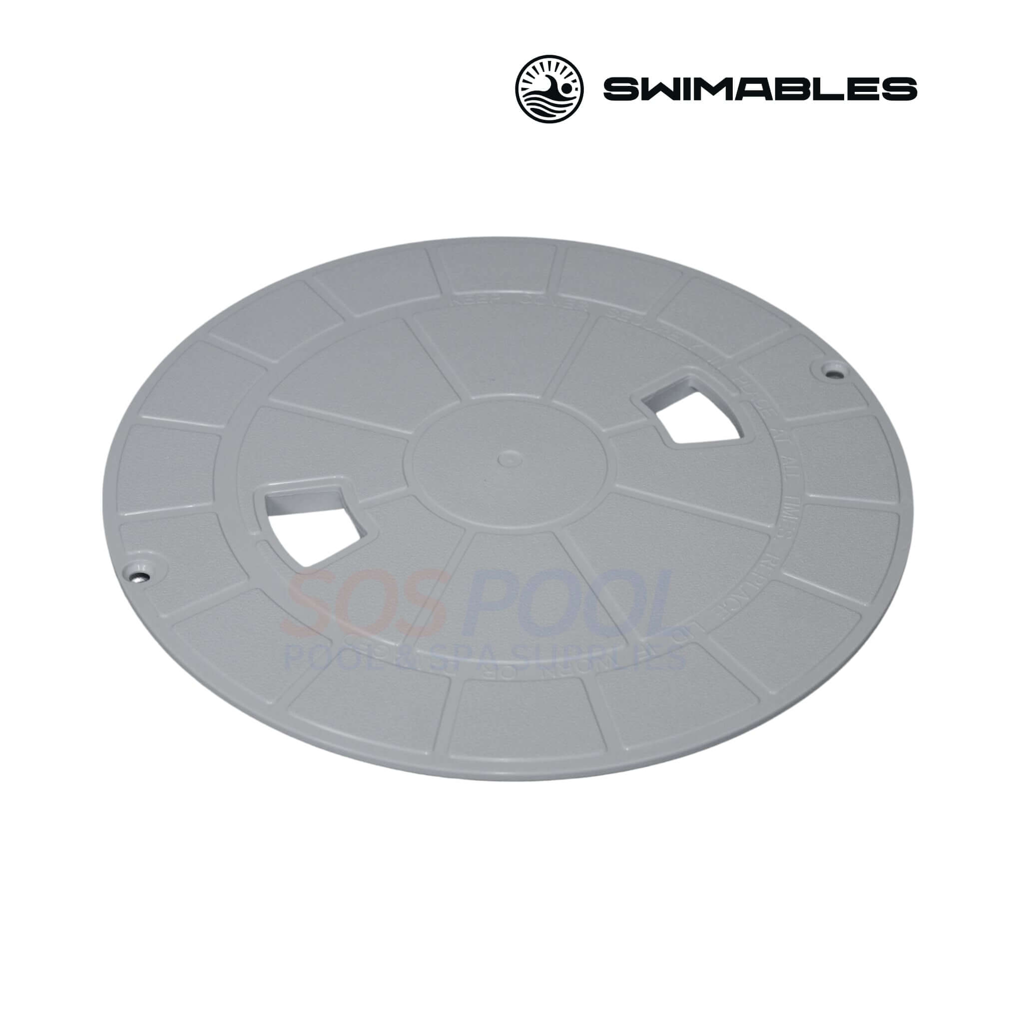Swimables Skimmer Lid For Pentair Swimquip U-3 | Gray | 08650-0058C