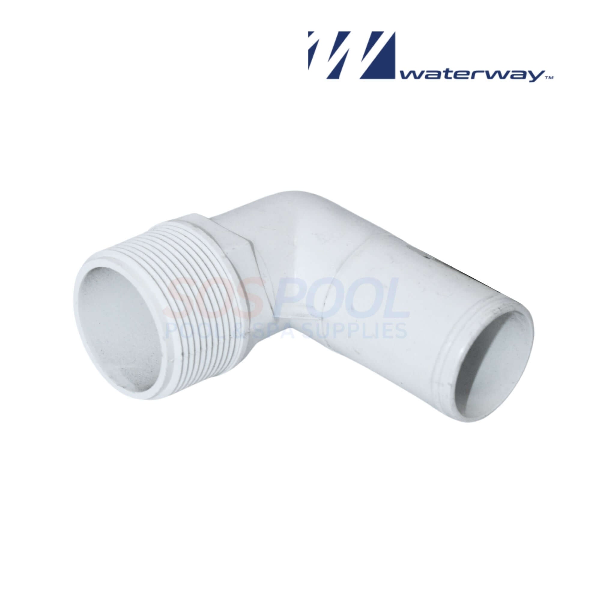 Waterway 90 Degree Smooth Elbow | 1.5" MPT x 1.5" Hose | 411-6540